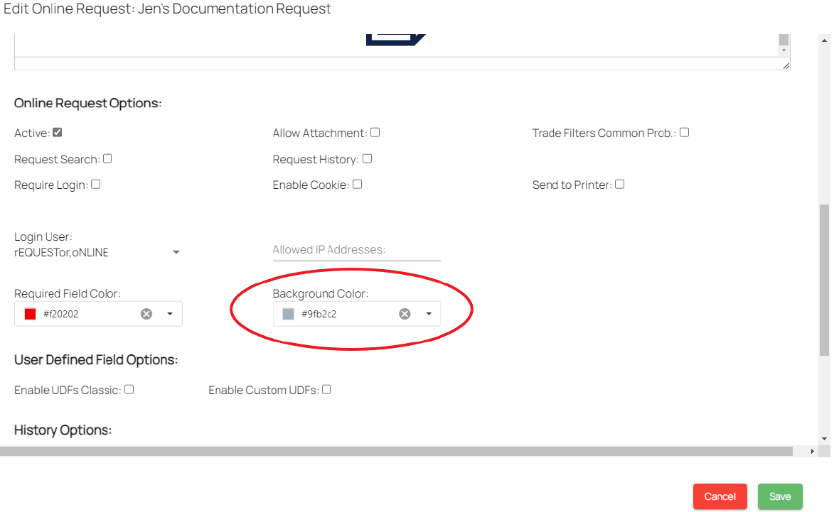 New Online Request Enhancements Quick Start Guide – FSI