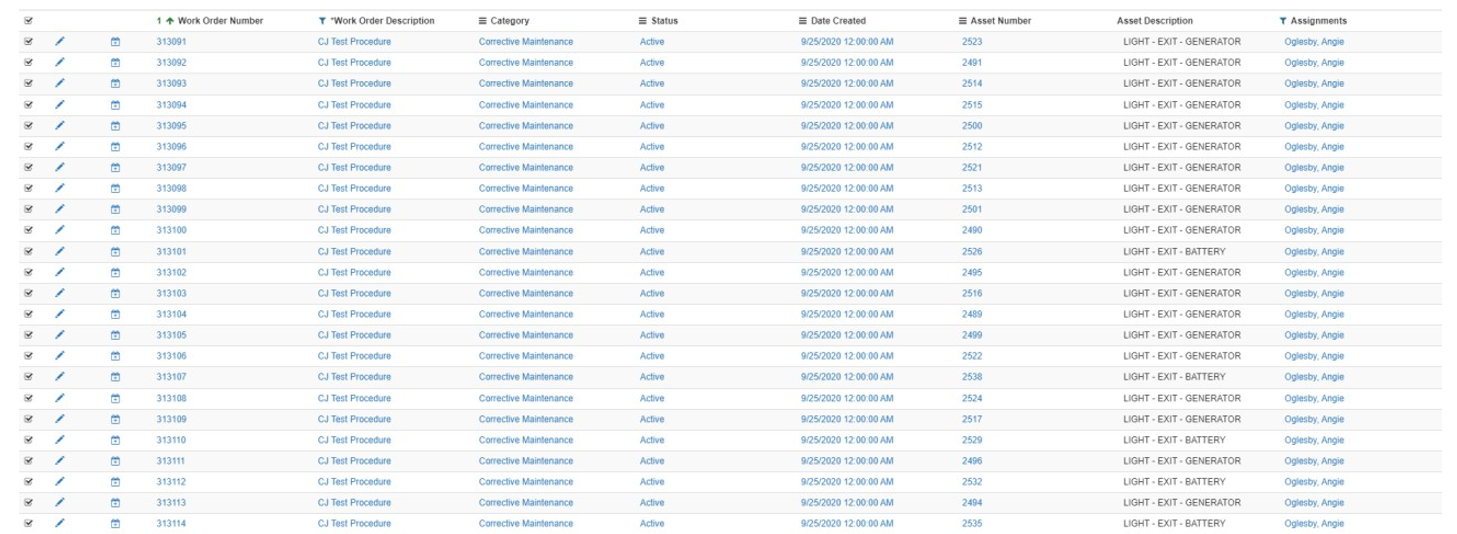 Reassigning Active Work Orders (WOs): – FSI